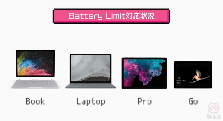 お！Surface各種で『過充電防止機能』が使える！UEFIに設定あるぞ！ | 8vivid